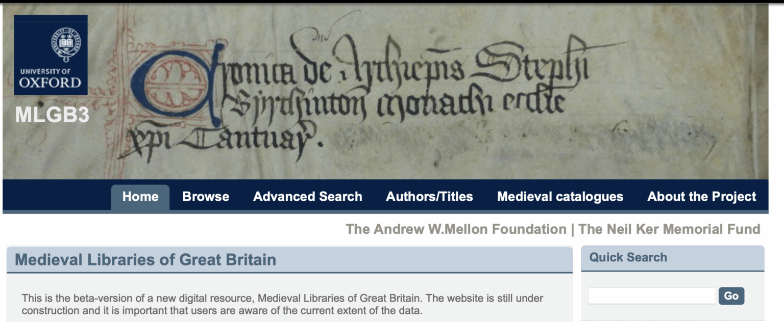 Oxford Medieval Studies – An Interdisciplinary Forum for Medieval Research